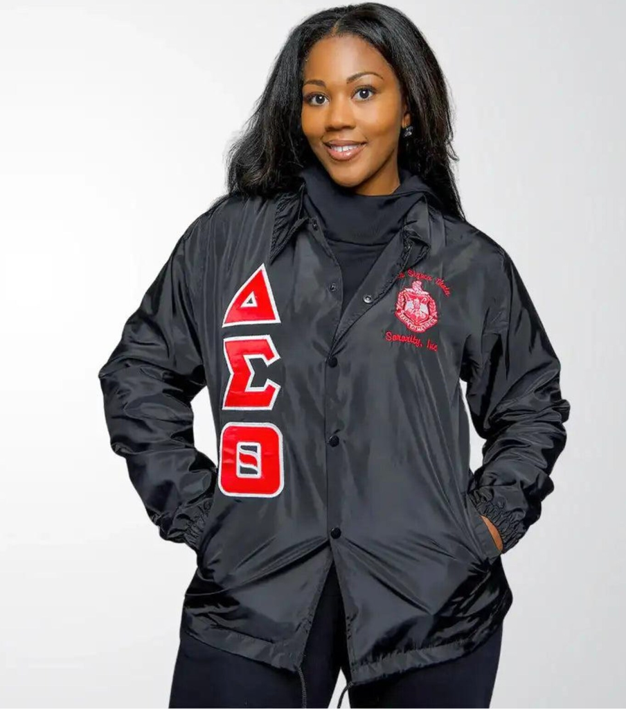 Delta Sigma Theta Jacket Black| AfricanAmericanBlackGifts
