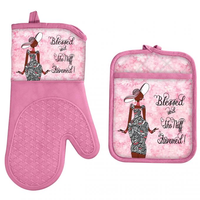 Blessed And Sho Nuff Favored Apron| AfricanAmericanBlackGifts